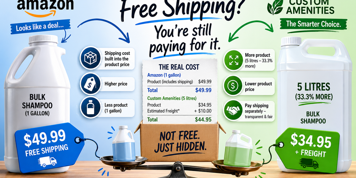 The Truth About “Free Shipping” – Branded Amenities by Custom Amenities ...